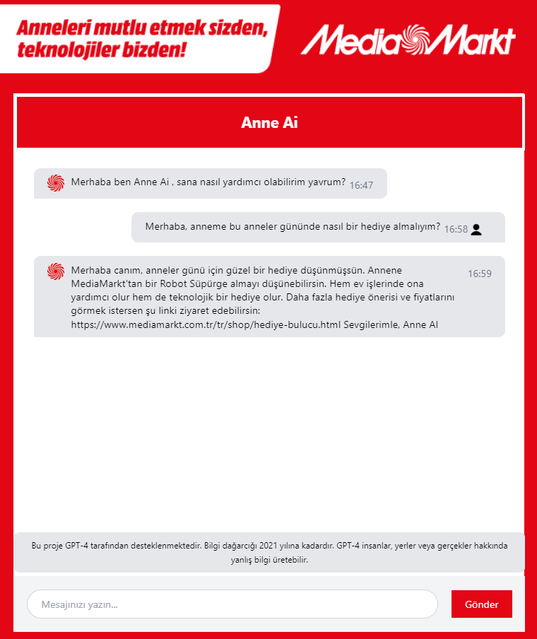 Tüketiciler soruyor, MediaMarkt Anne Ai cevaplıyor - Perakende.org
