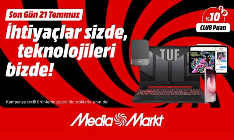 MediaMarkt’ın “İhtiyaçlar Sizde, Teknolojileri Bizde!” kampanyası devam ...